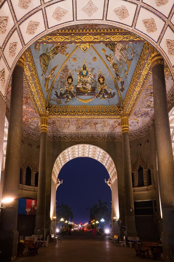 Patuxay Arch, Laos stock image. Image of symbol, capital - 95614315