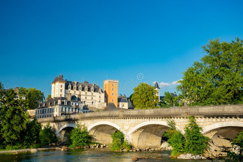 Pau castle in France stock photo. Image of brick, exterior - 268835660