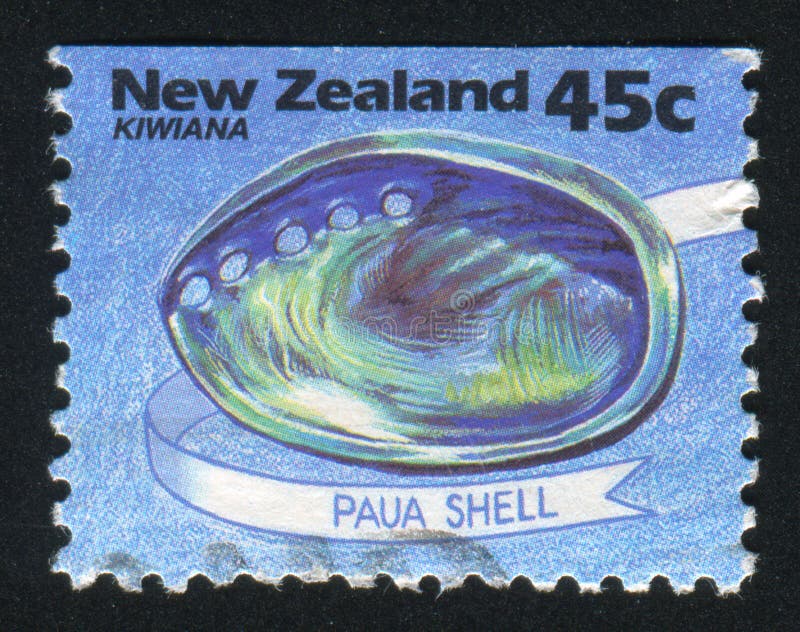 Paua Shell editorial photo. Image of philately, envelope - 233678796