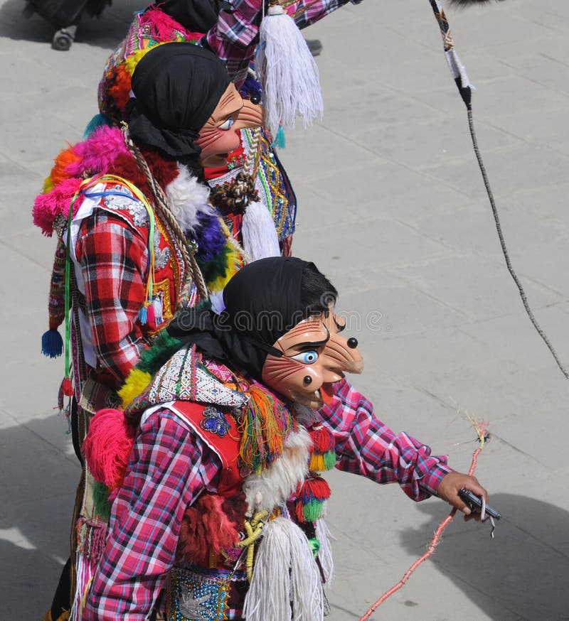 Paucartambo Peru Masks during the Procession of the Virgin of Carmen ...