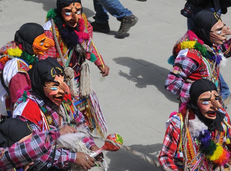 Paucartambo Peru Masks during the Procession of the Virgin of Carmen ...
