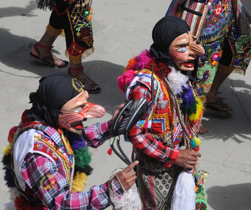 Paucartambo Peru Masks during the Procession of the Virgin of Carmen ...