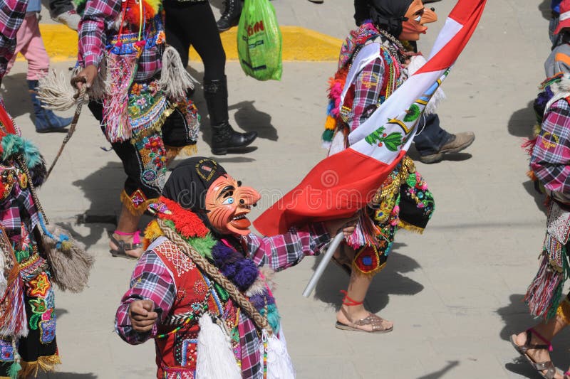 Paucartambo Peru Masks during the Procession of the Virgin of Carmen ...