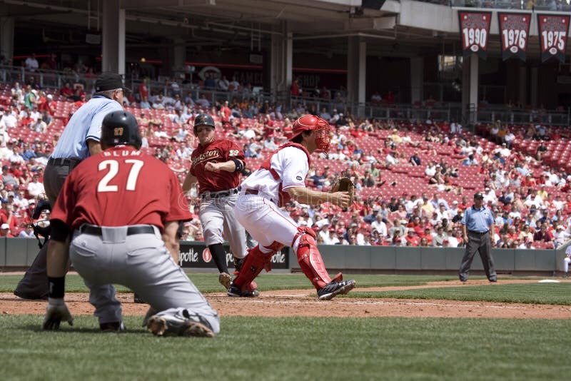 Paul Bako Prepares for the Play at the Plate Editorial Photo - Image of ...