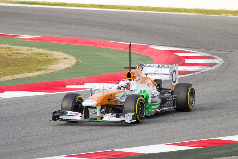 Formula One Force India Paddock - F1 Photos Editorial Stock Photo ...