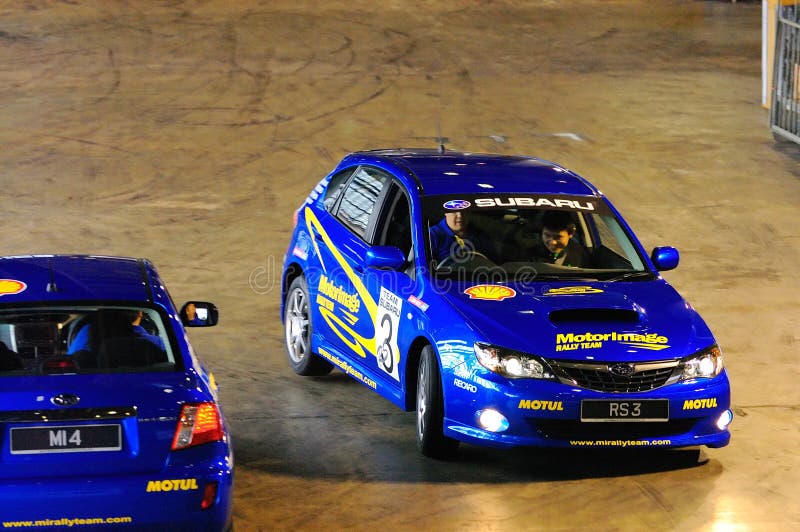 Paul Swift Performing Car Stunt Editorial Photography - Image of ...