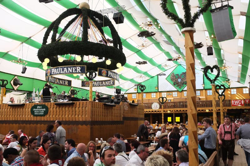 Oktoberfest rides at night editorial stock image. Image of vendors ...