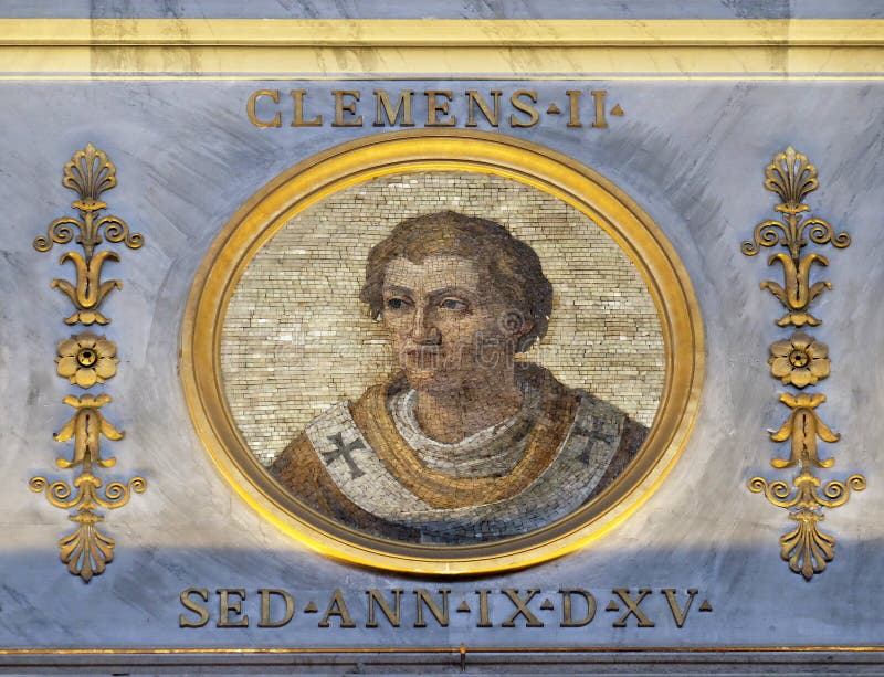 Het Wapenschild Van Pausclemens Xii Stock Afbeelding - Image of paus ...