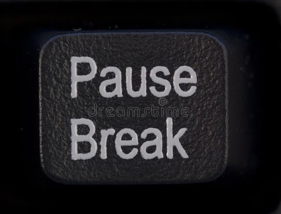 Pause Break Button stock image. Image of buttons, equipment - 3784737