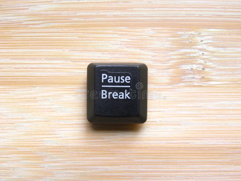 Pause Break key stock image. Image of break, data, english - 183599127