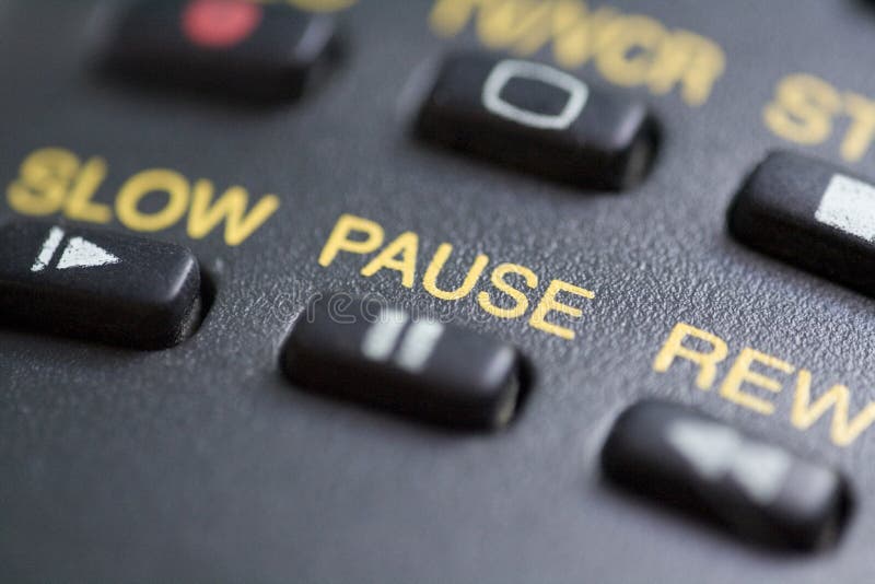 Pause button stock image. Image of focus, pause, selective - 5251051