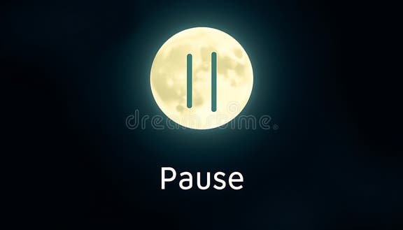Pause Button Icon Media, Playback Control and Digital Interface Symbol ...
