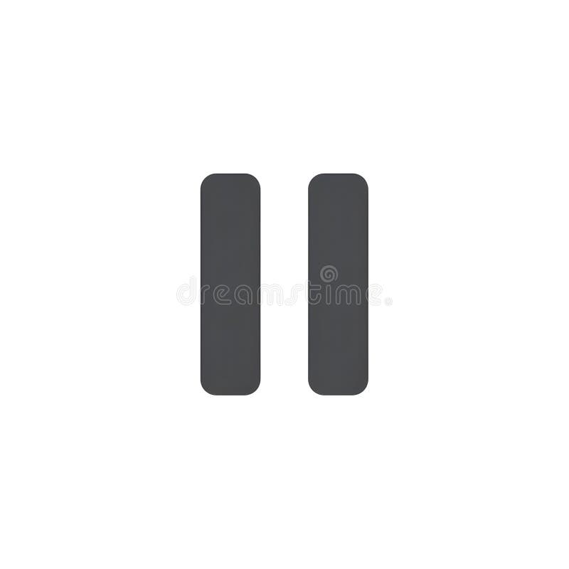Minimalist Pause Button Icon Vector Stock Illustrations – 292 Minimalist Pause Button Icon ...