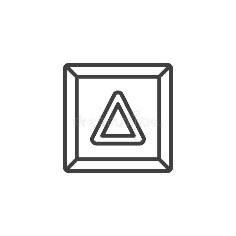 Pause button line icon stock vector. Illustration of design - 156889608