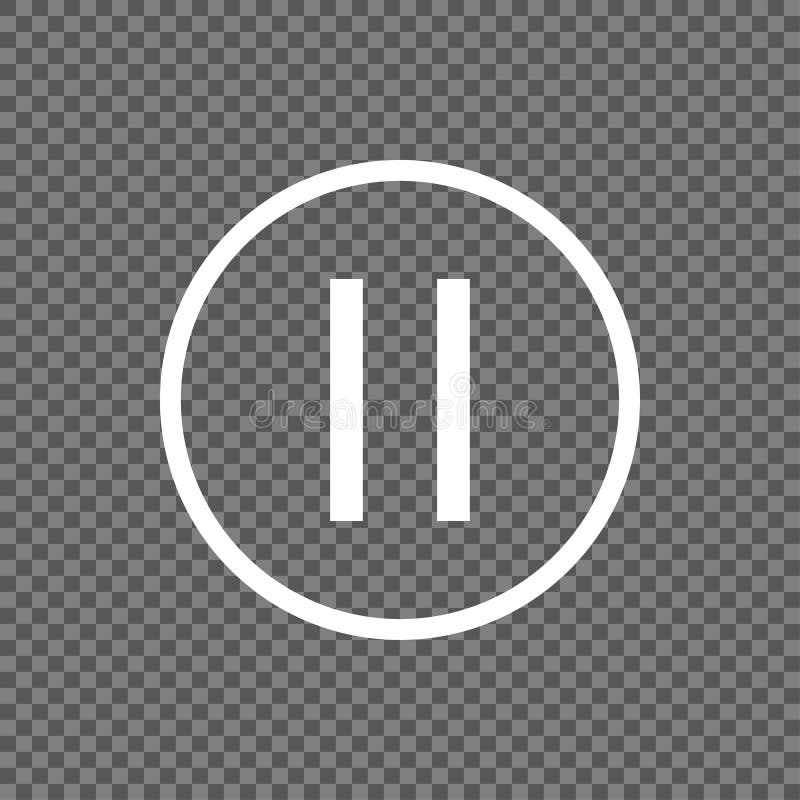 Pause Button Transparent Background Stock Illustrations – 555 Pause ...