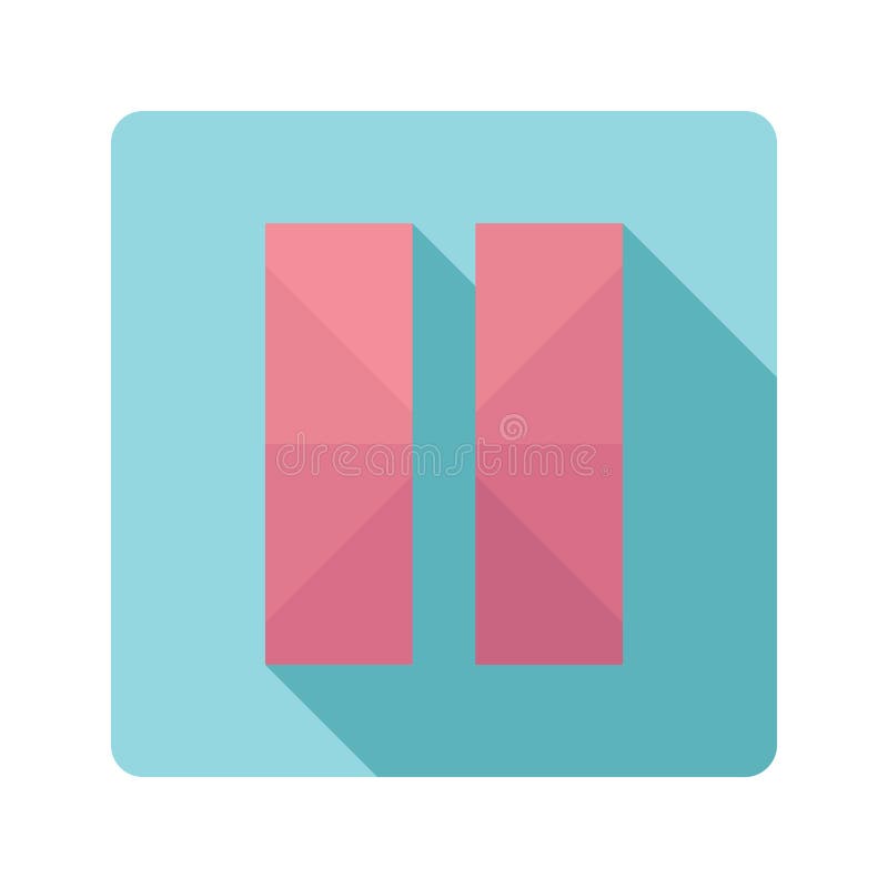 Pause Button. Vector Illustration Decorative Design Stock Vector ...