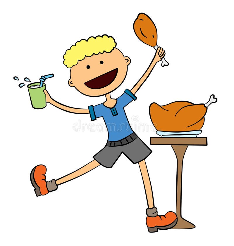 Pause de midi illustration stock. Illustration du mignon - 25089249