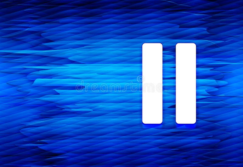 Pause Icon Elegant Green Round Button Vector Illustration Stock Vector ...