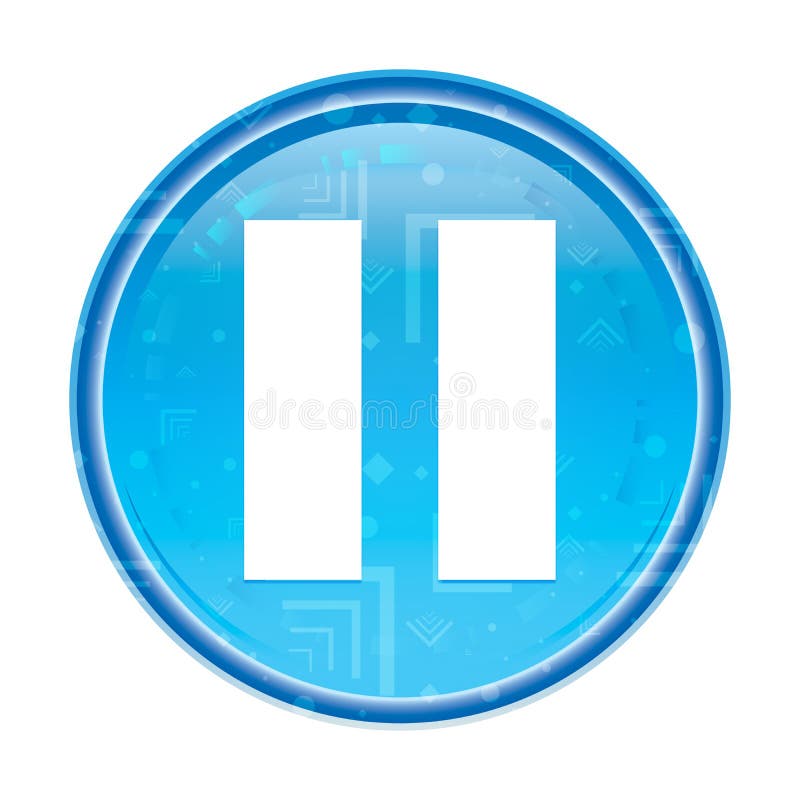 Pause Sign. Dark Gray Icon on Transparent Background Stock Illustration ...