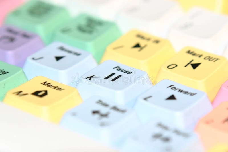 Pause keyboard stock image. Image of break, education, informatics - 890479