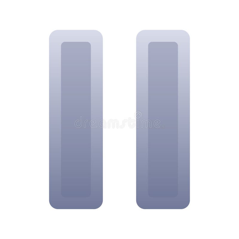 Pause Logo Gradient Design Template Icon Stock Vector - Illustration of ...