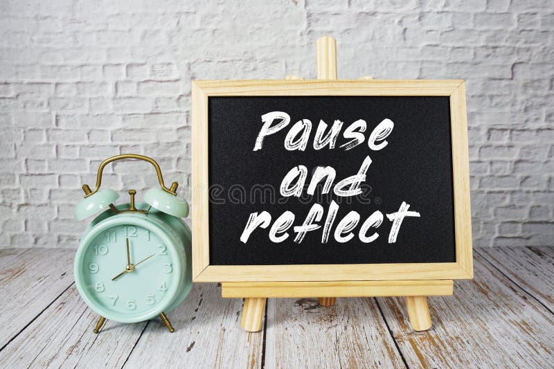 Pause Reflect Word Stock Photos - Free & Royalty-Free Stock Photos from ...