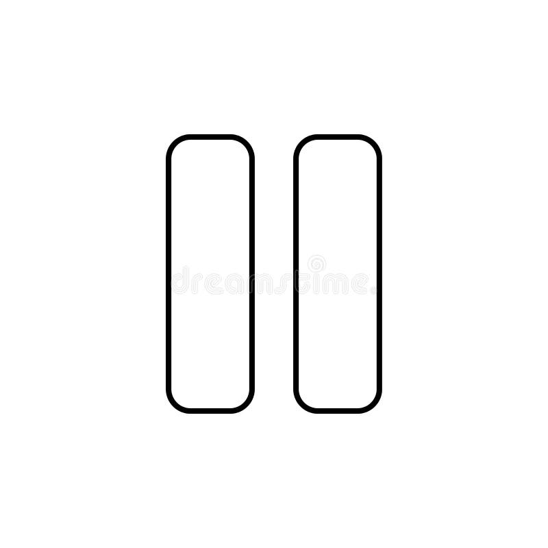 Pause Sign Icon. Element of Simple Icon for Websites, Web Design ...