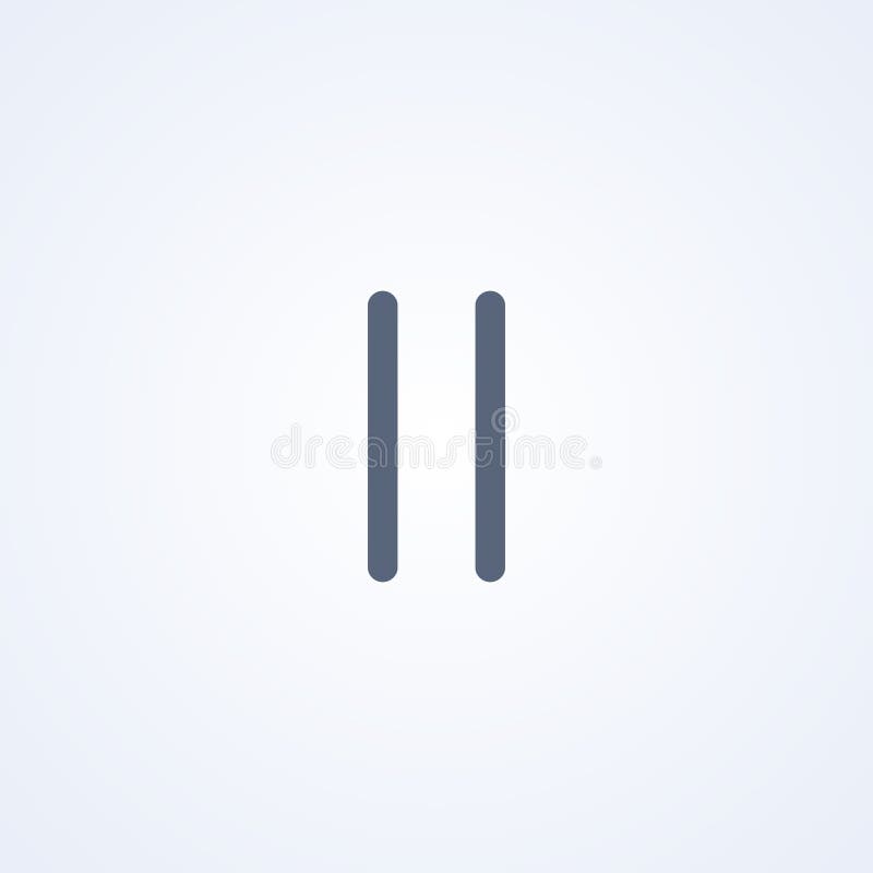Pause Icon White Gray Icon Stock Illustrations – 916 Pause Icon White ...