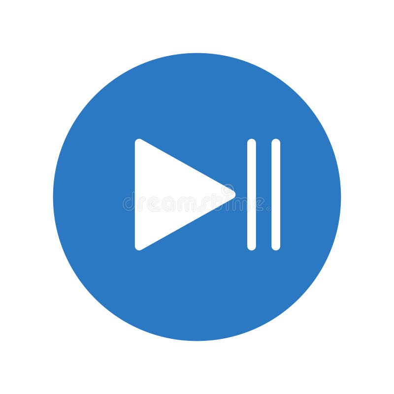 Pause Glyphs Color Vector Icon Stock Vector - Illustration of logo ...