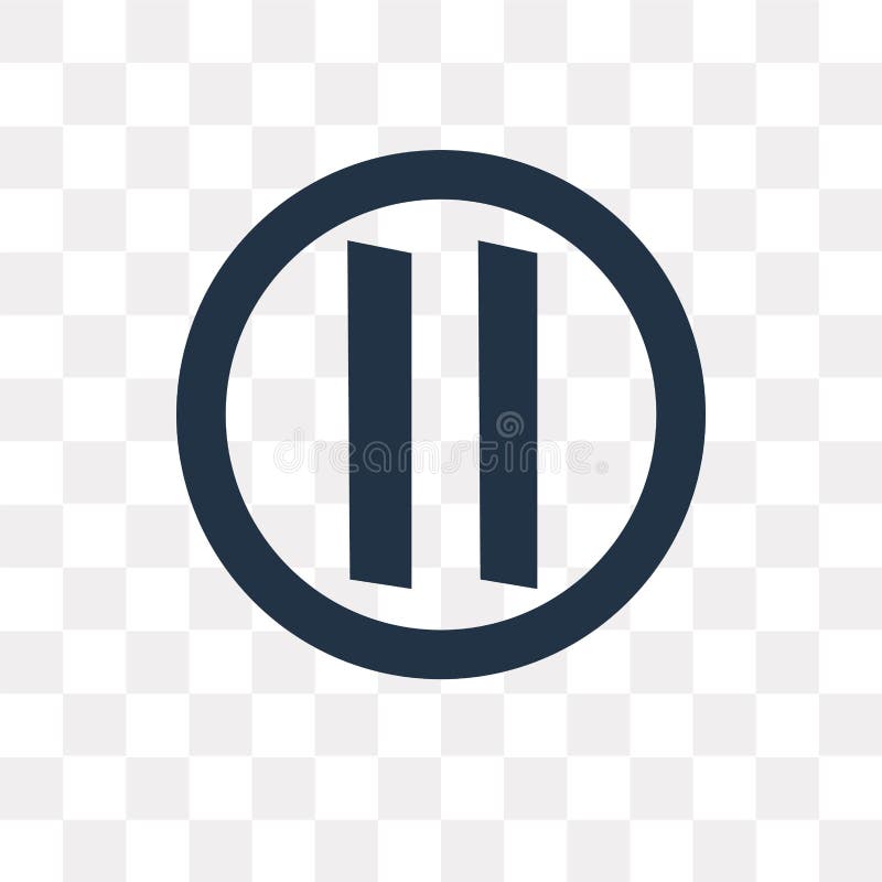 Pause Button Transparent Background Stock Illustrations – 594 Pause ...