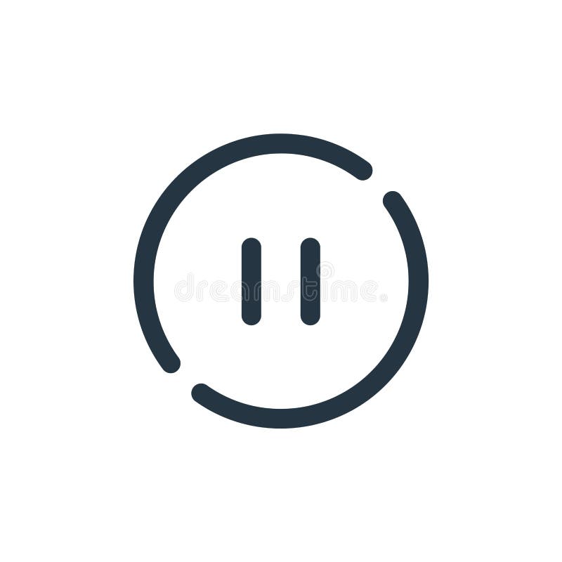 Outline Pause Stock Illustrations – 2,300 Outline Pause Stock ...