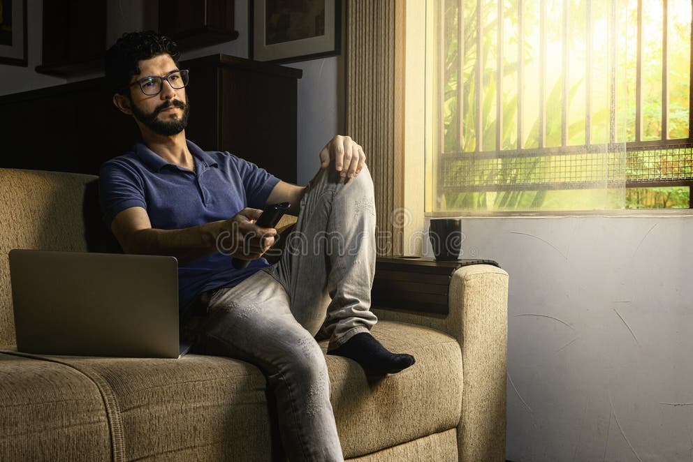 Pause during Work Performed at Your Home Stock Image - Image of adult ...