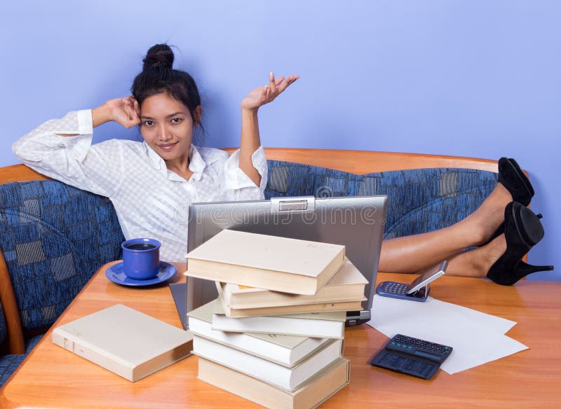 Pause stock photo. Image of indoors, learning, home, caucasian - 24099082