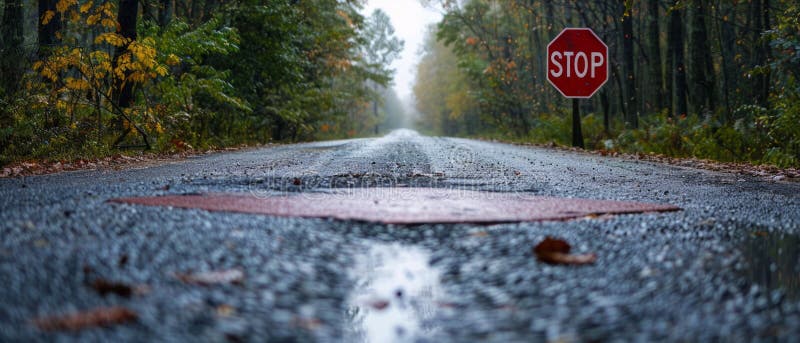 Pausing for Reflection: the Significance of a Stop Sign on the Road -ar ...