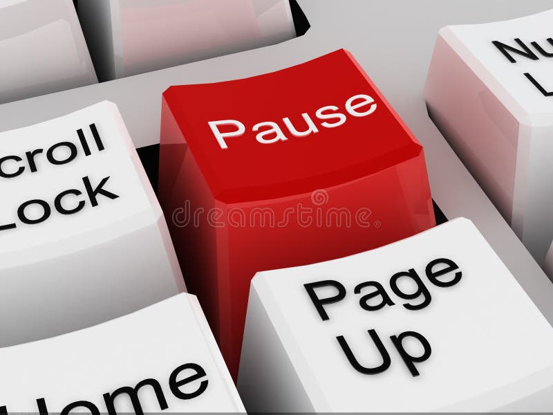 Pauze stock illustratie. Illustration of actie, licht - 6264671