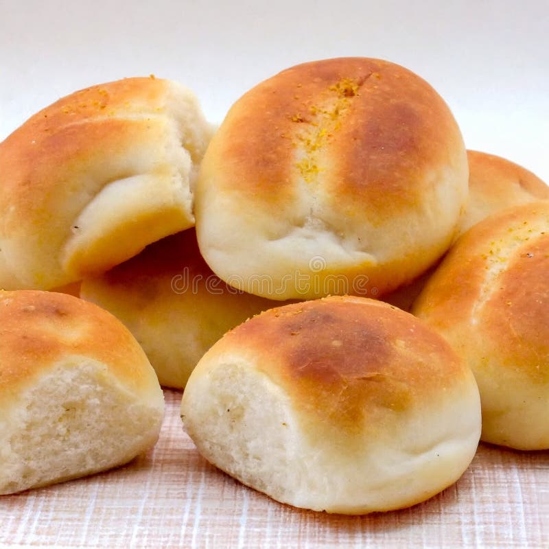 Indian breakfast Pav Bread stock illustration. Illustration of mountain ...