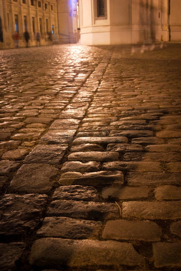 Paved alley stock photo. Image of brick, grass, backgrounds - 49652860