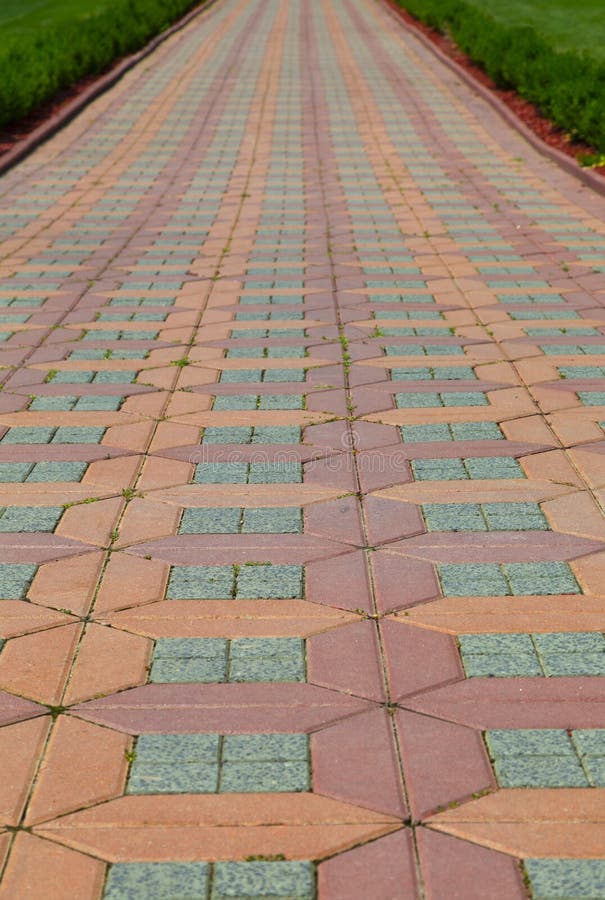 Paved path stock photo. Image of block, pave, tiled, paving - 32277776