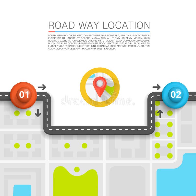 Paved Path Road Vector Background Stock Illustrations – 369 Paved Path ...