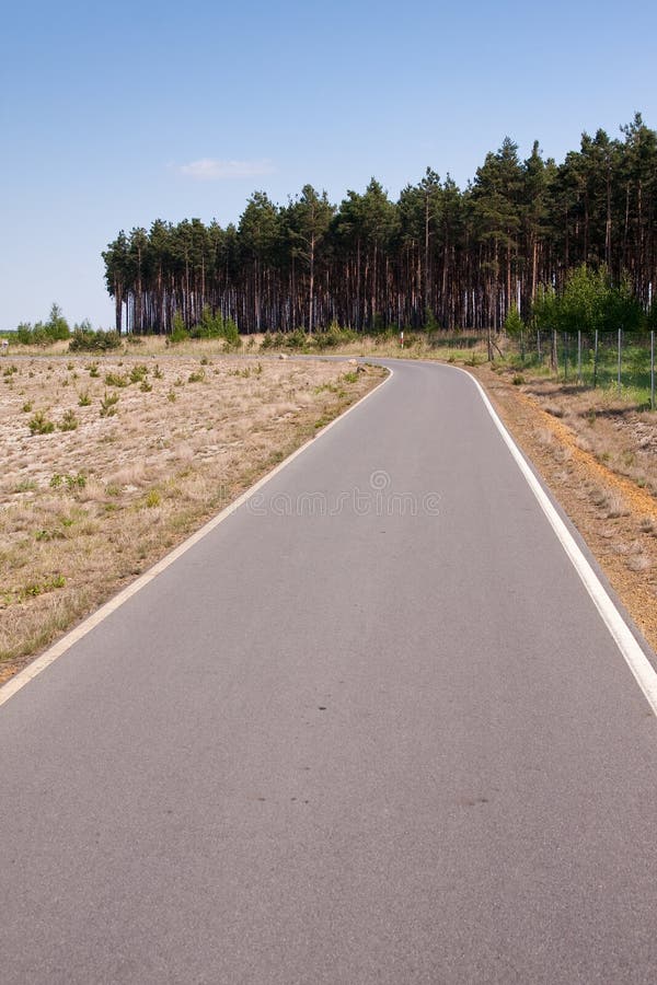 Paved road stock image. Image of outdoors, landscape - 12104811