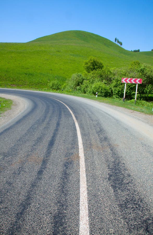 Paved road stock image. Image of scene, natural, meadow - 19365205