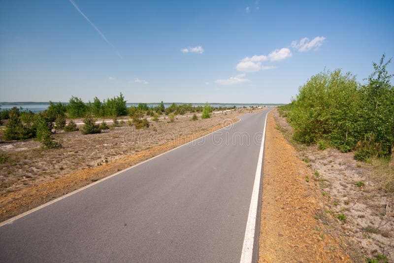 Paved road stock image. Image of country, european, field - 9434313