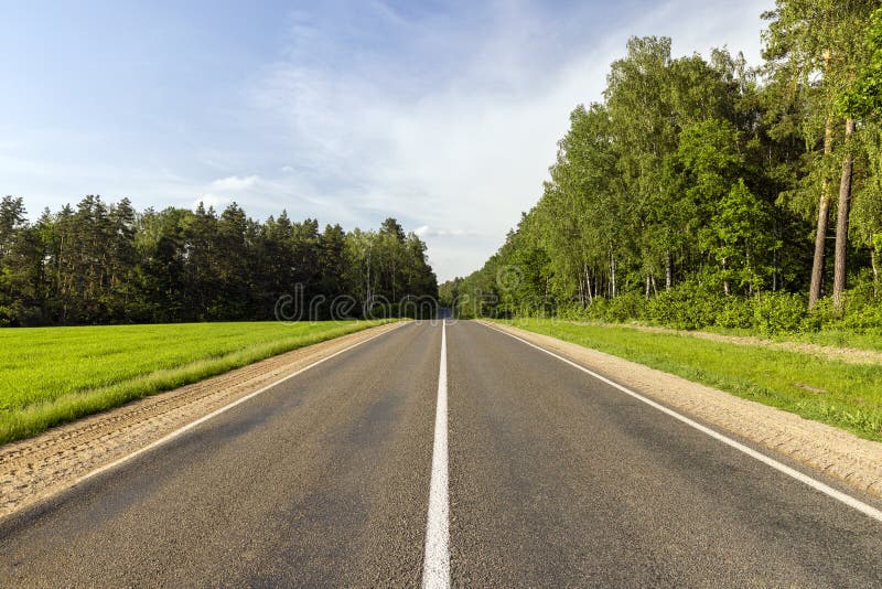 Paved road for car traffic stock photo. Image of highway - 257043950