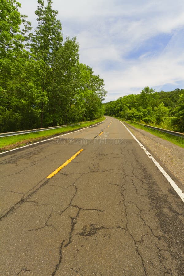 Paved road. stock photo. Image of smooth, lined, parkway - 46616172