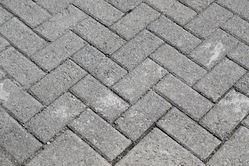 Paved Tile Texture at the Bottom of the Road Stock Image - Image of ...