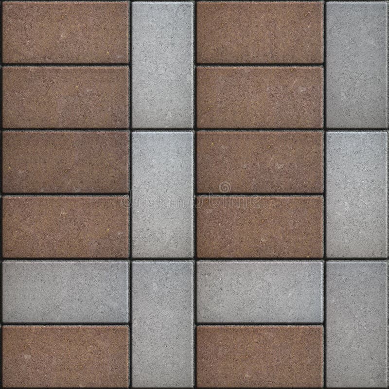 Rectangular Paving Slabs. Seamless Texture. Stock Photo - Image of road ...