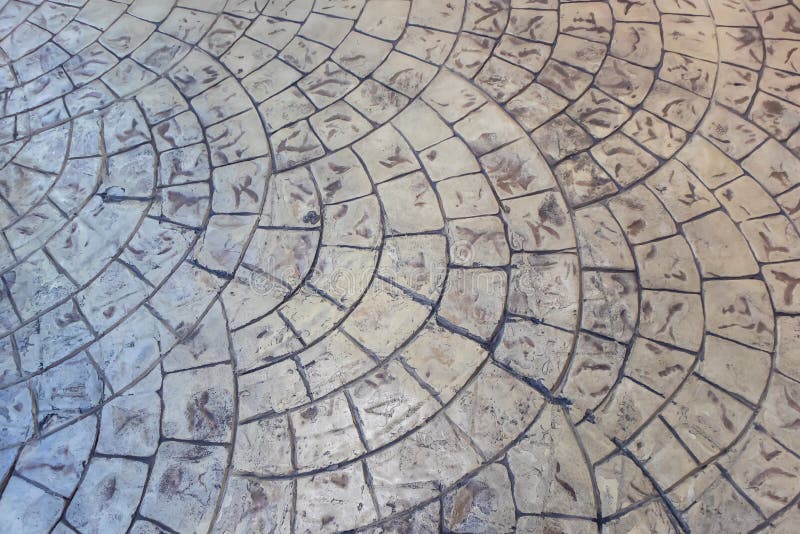 Pavement Decorative Tile Surface Pattern Stock Image - Image of street ...