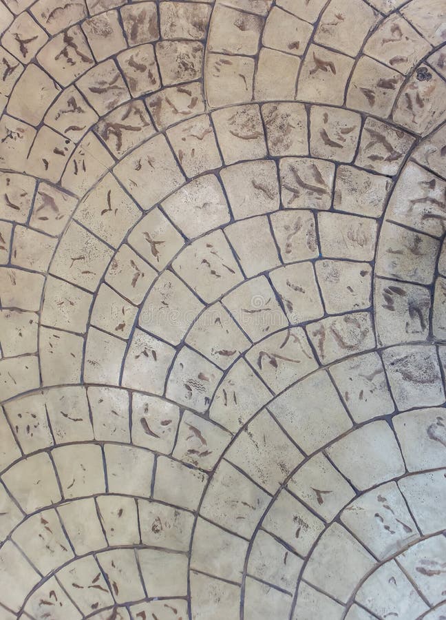 Pavement Decorative Tile Surface Pattern Background Stock Image - Image ...
