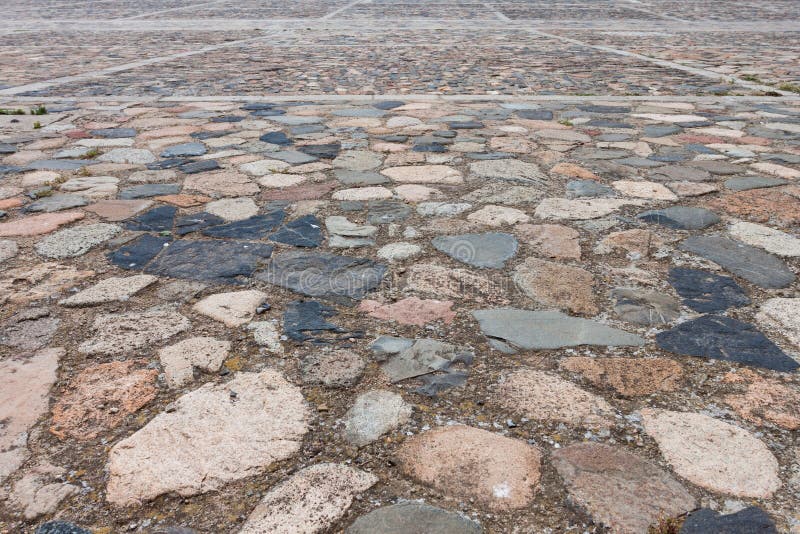 Pavement of granite stones stock photo. Image of footpath - 34279280