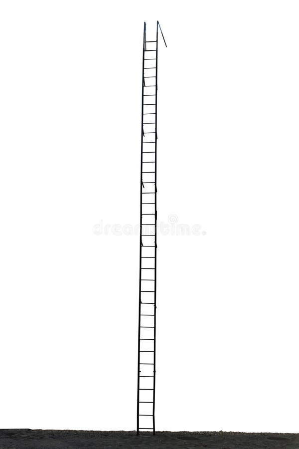 A Metallic Ladder at the Bottom of a Swimming Pool Filled with Blue ...